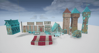 Stylized Medieval Town | Cosmos by Leartes